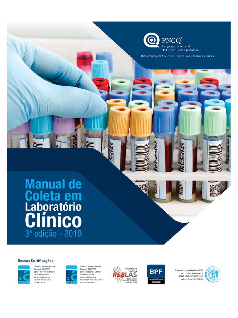 HTTPS:/PNCQ - org.Br/wp-Content/uploads/2020/05/PNCQ-Manual de Coleta | PDF | Laboratórios | Veia
