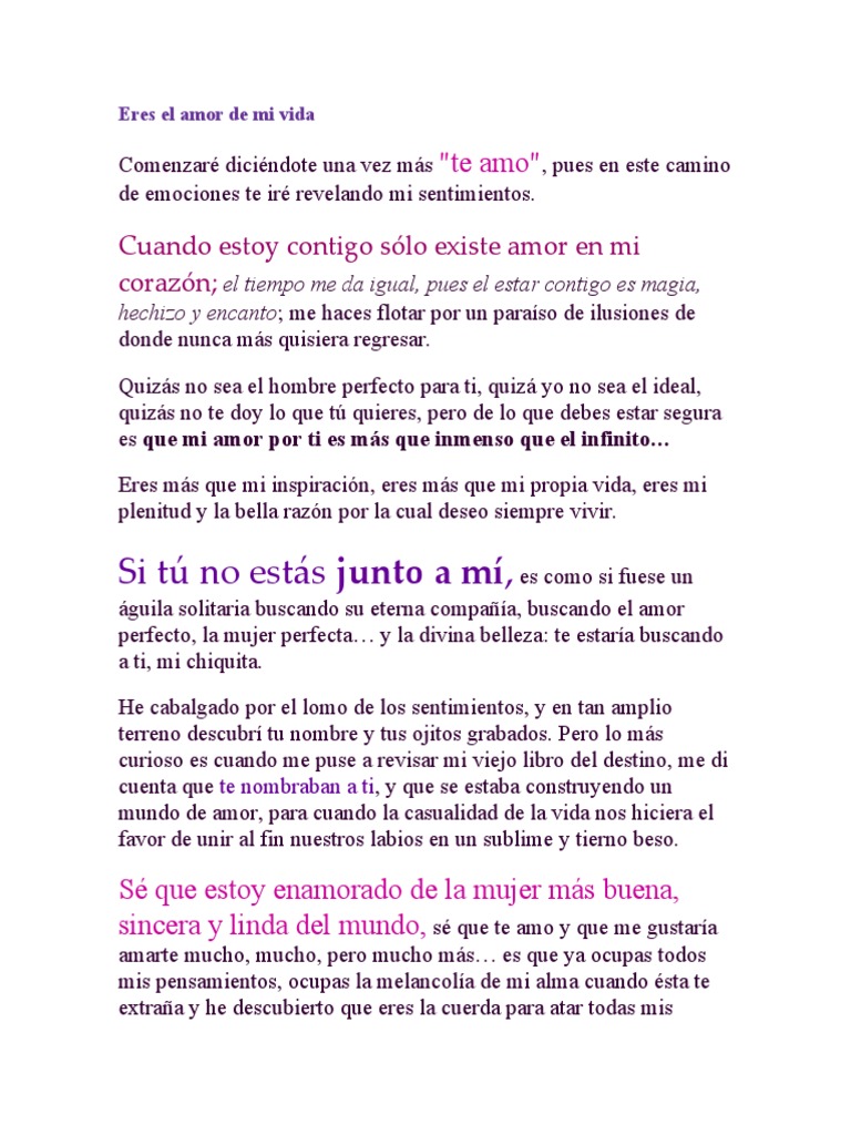 Historia de Amor | PDF | Amor