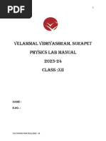 Physics Practical File Class 12 | PDF
