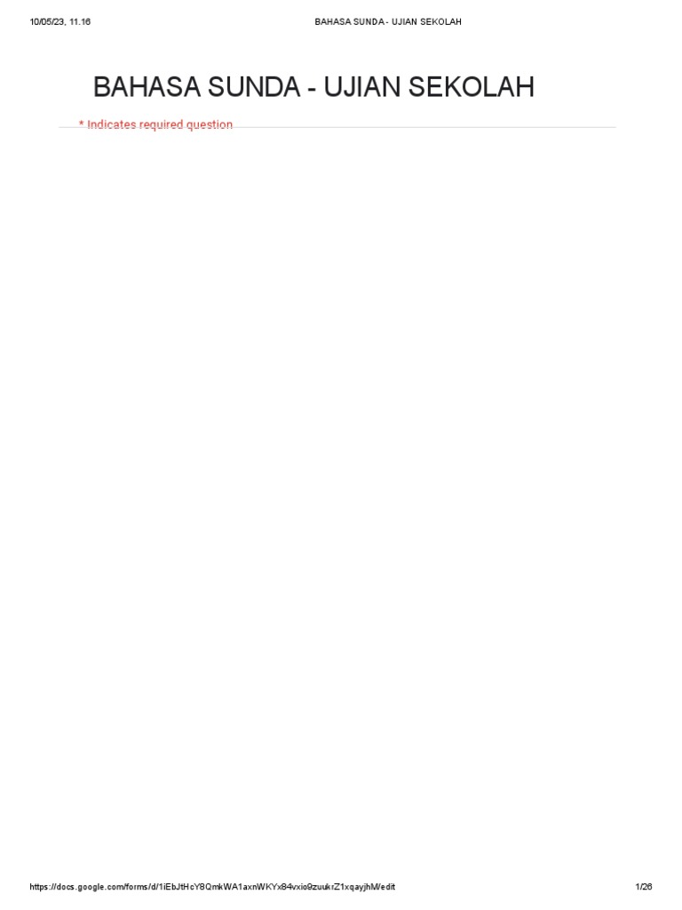 Kisi - Kisi Sunda | PDF | Languages Of Southeast Asia | Language Families