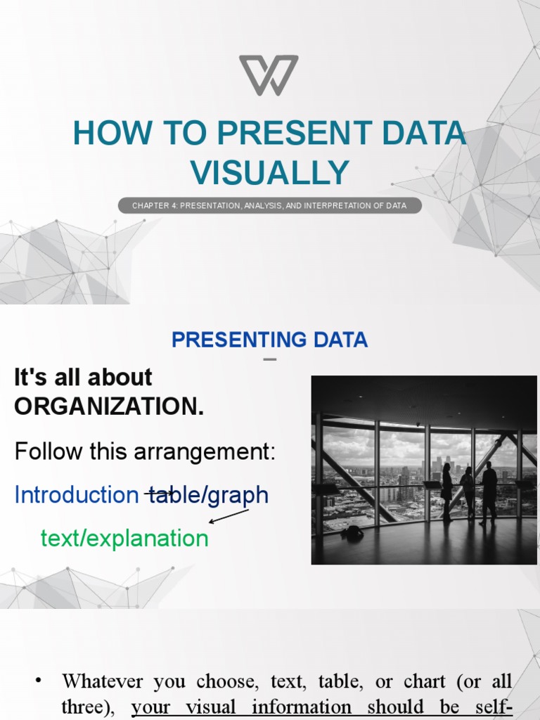 Presenting Data Visually | PDF | Chart | Cognitive Science Presenting Data Visually | PDF | Chart | Cognitive Science