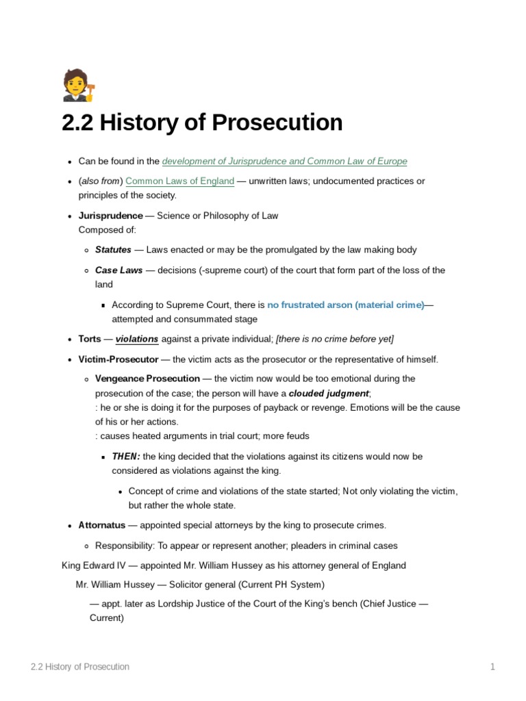Evolution of Prosecution History | PDF | Prosecutor | Arrest