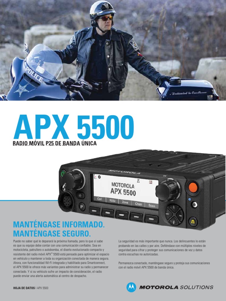 APX 5500 NA Datasheet 0620 ES | PDF | Ieee 802.11 | Modulación de ...