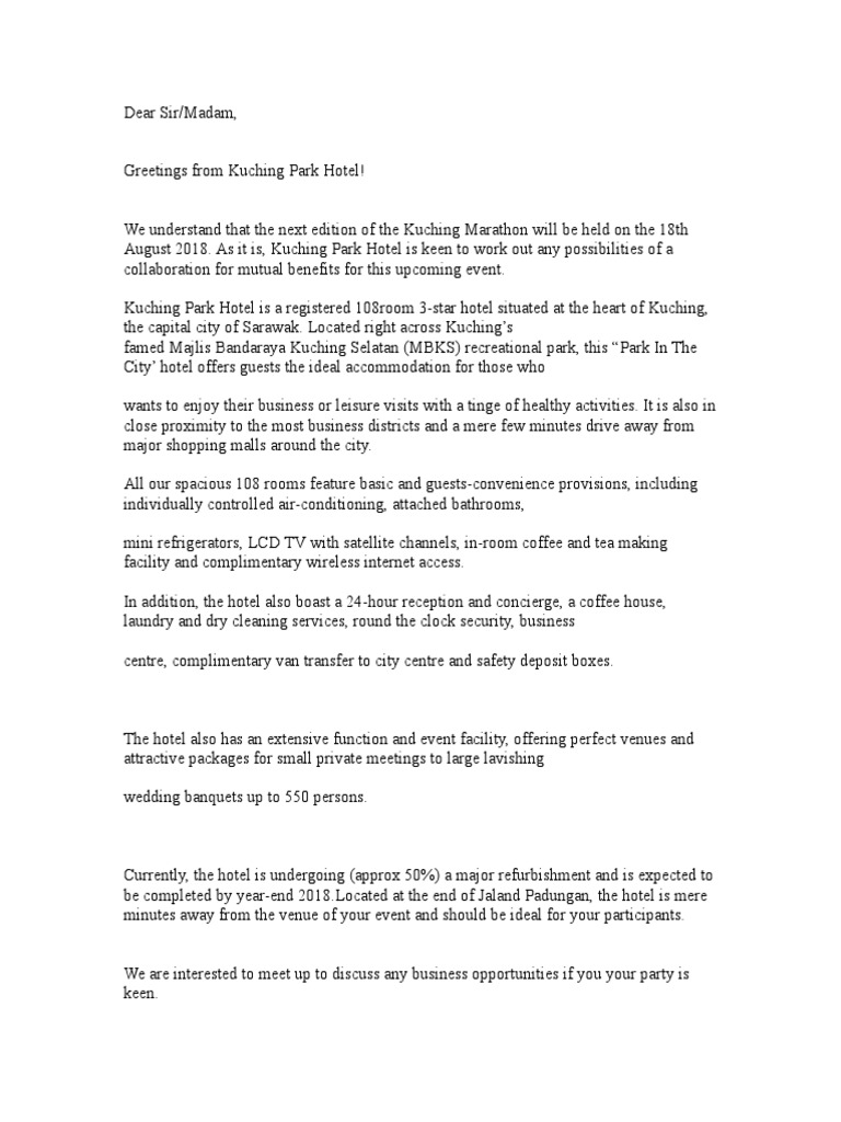 Script Promo Hotel | PDF