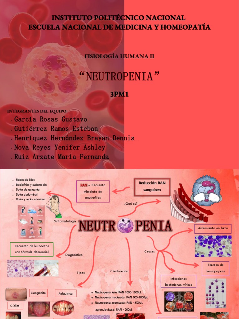 Map Neutropenia | PDF | Leucocito | Enfermedades y trastornos