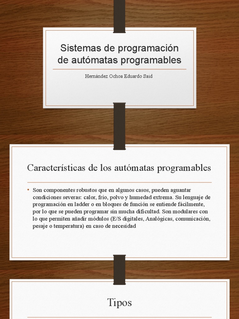 Sistemas de Programación de Autómatas Programables | PDF | Hardware de ...