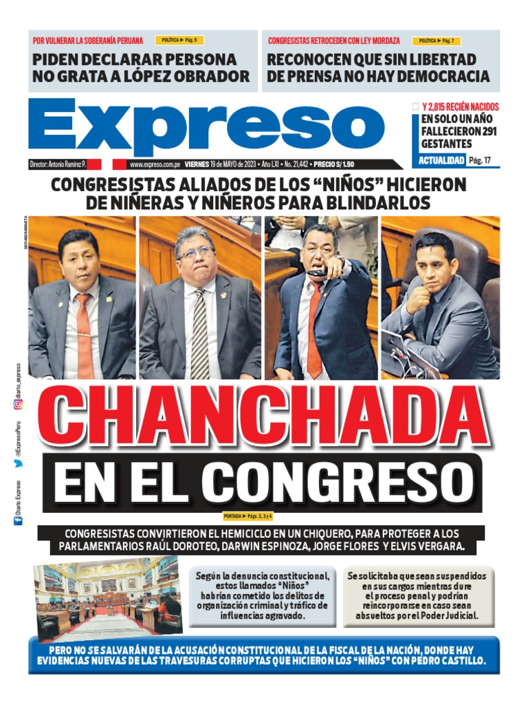 Expreso 190523lima | PDF | Perú | Gobierno