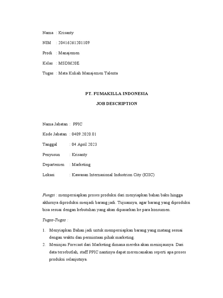 Rita Andriyani 20416261201178 MSDM20E Salinan | PDF