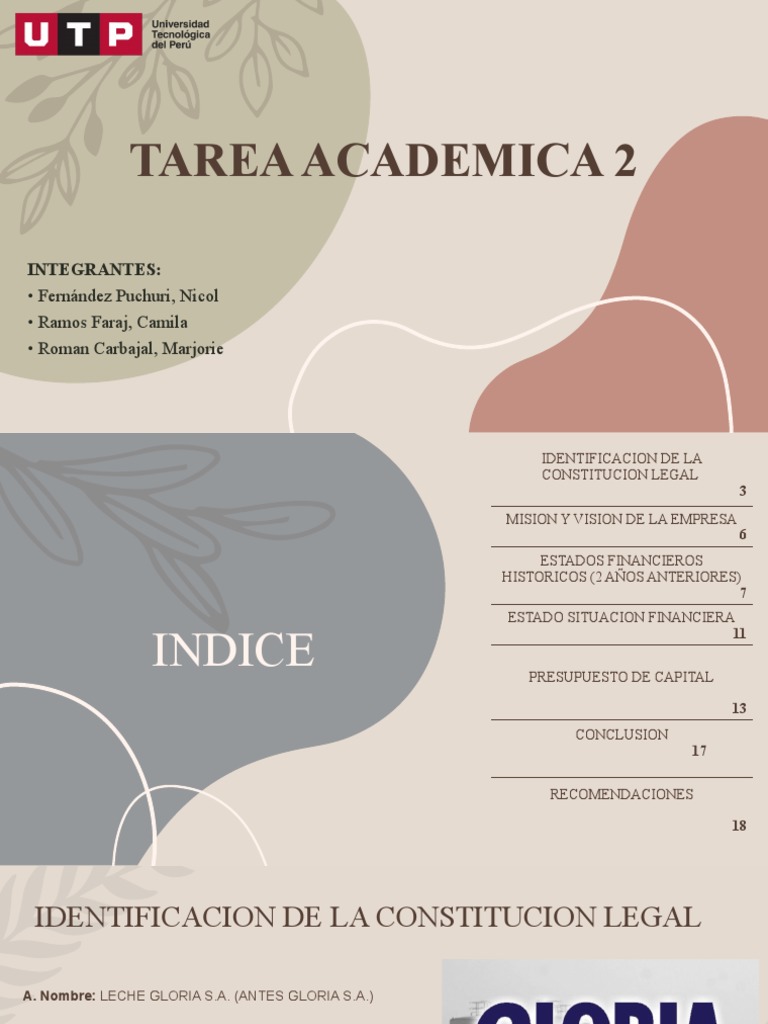 Tarea Academica 2 - Gestion Financiera Avanzada | PDF | Presupuesto ...