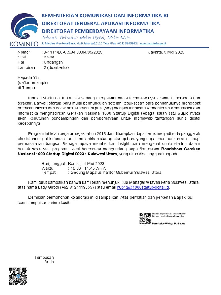 Undangan Roadshow Hub12 | PDF | Ilmu Sosial | Perjalanan