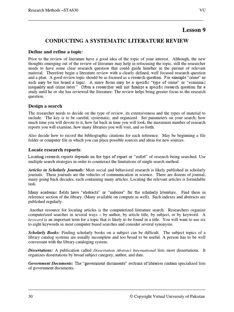 Lesson No 9 Handouts STA630 | PDF | Abstract (Summary) | Libraries