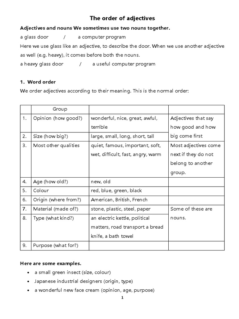 Adjective & Adverbs | PDF | Adverb | Adjective