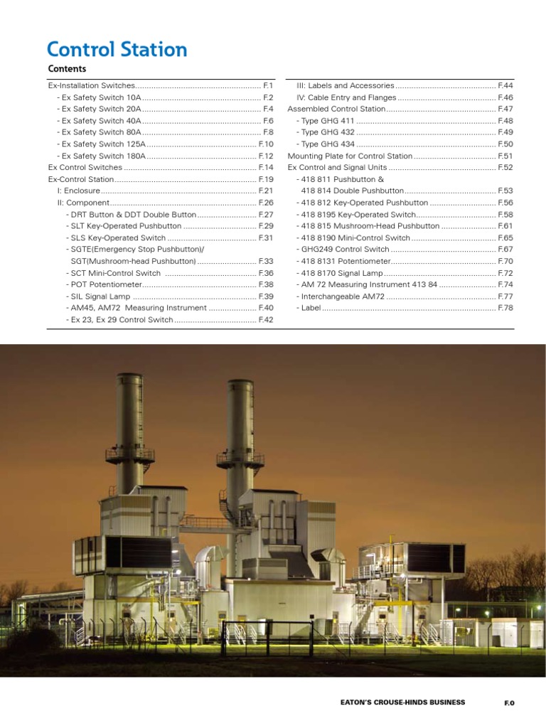 Ex-Safety and Control Switch Overview | PDF | Switch | Fuse (Electrical)