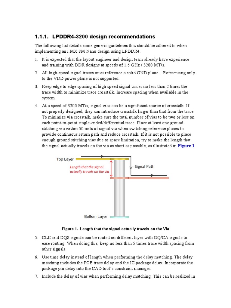 LPDDR4-3200 Layout and Routing Guide | PDF | Printed Circuit Board ...