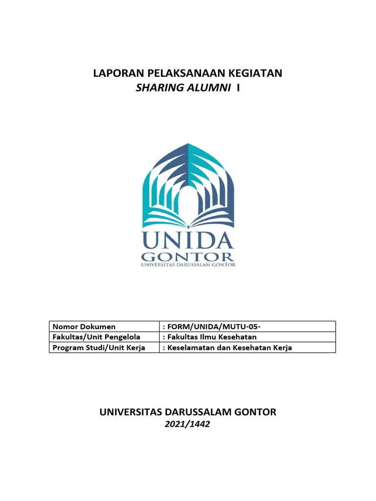 Sharing Alumni I K3 UNIDA 2021 | PDF