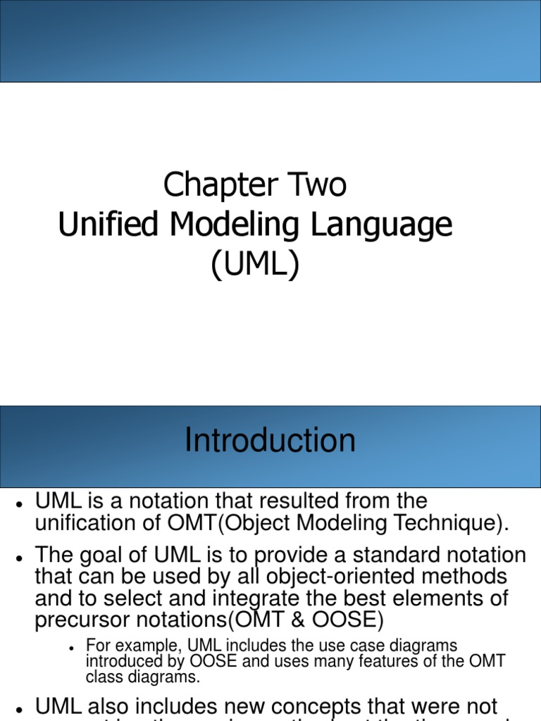 Ch-2 UML Editted | Download Free PDF | Unified Modeling Language | Use Case