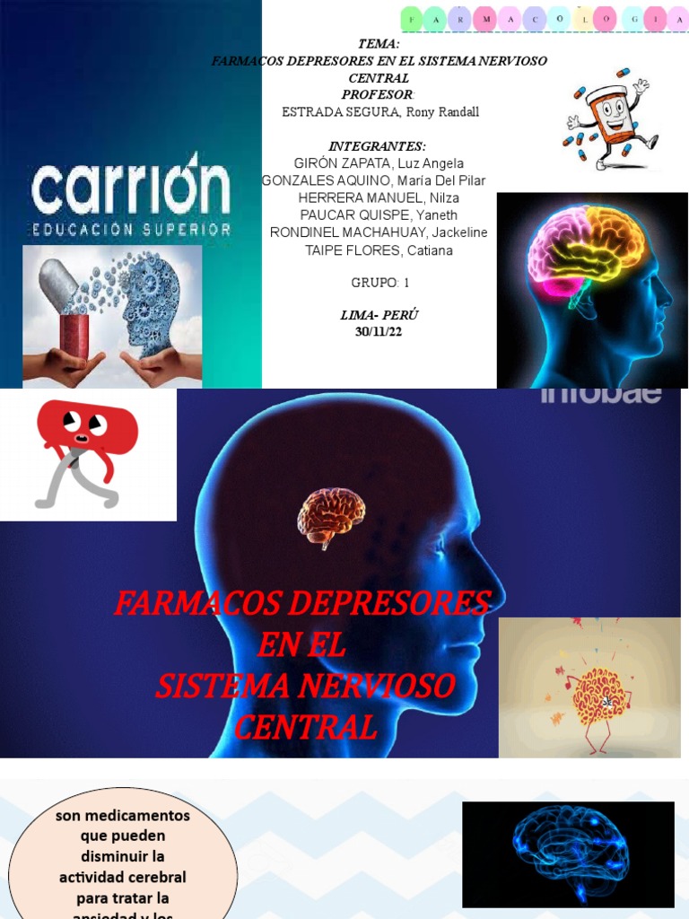 Farmacos Depresores en El SNC | PDF | Benzodiazepinas | Anestesia