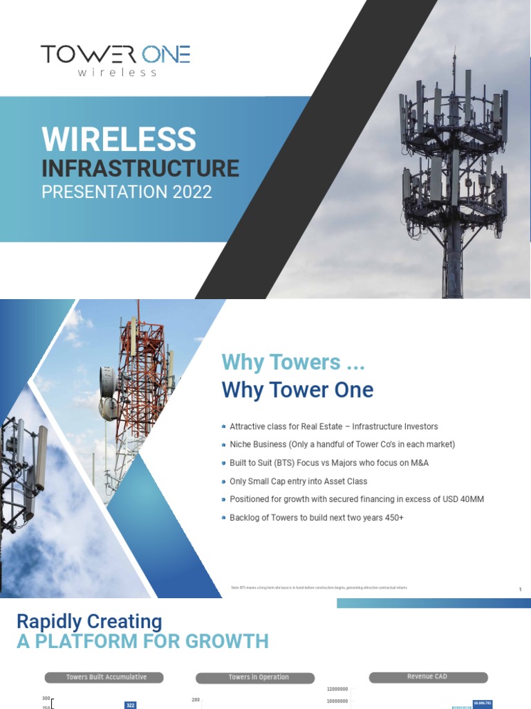 TowerCo Deck | PDF | Over The Counter (Finance) | Renting