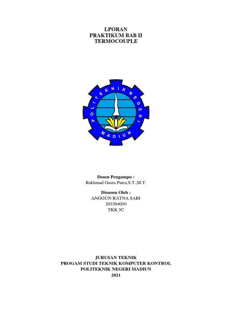 Praktikum Termocouple: Analisis Suhu dan VOUT | PDF