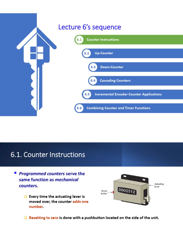 Chapter 6 - Programming Counters | PDF | Timer | Programmable Logic Controller