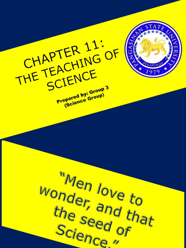 Teachingofscience 160207141925 | PDF | Science | Learning