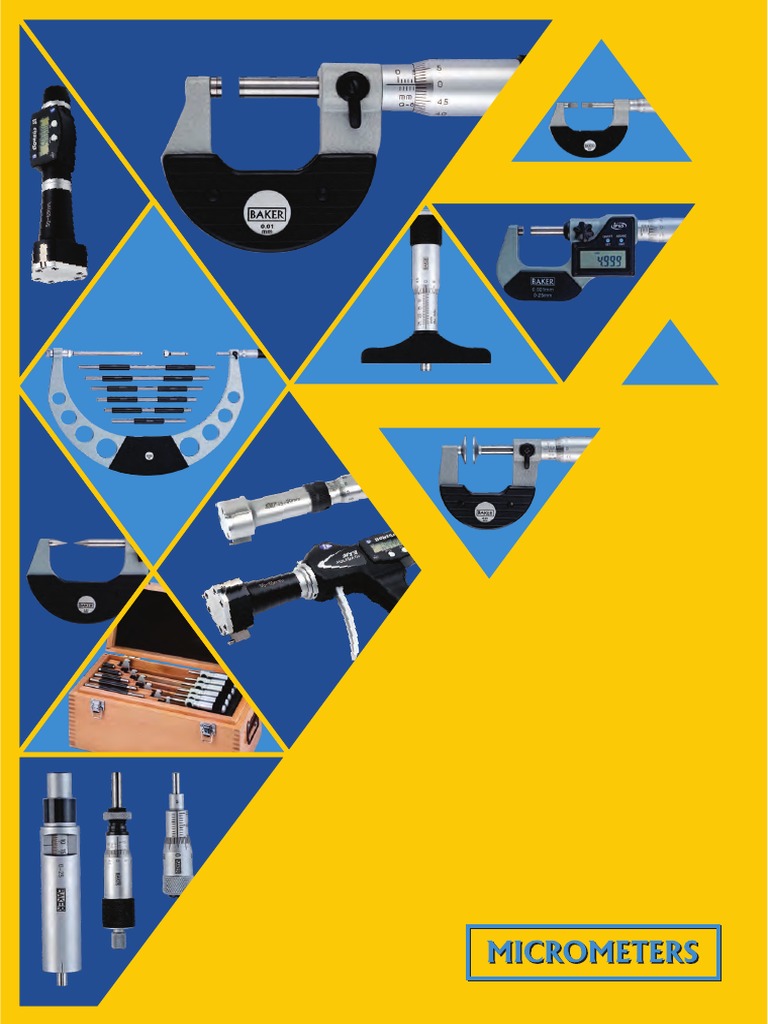 Micrometers Baker PDF Catalogue | PDF