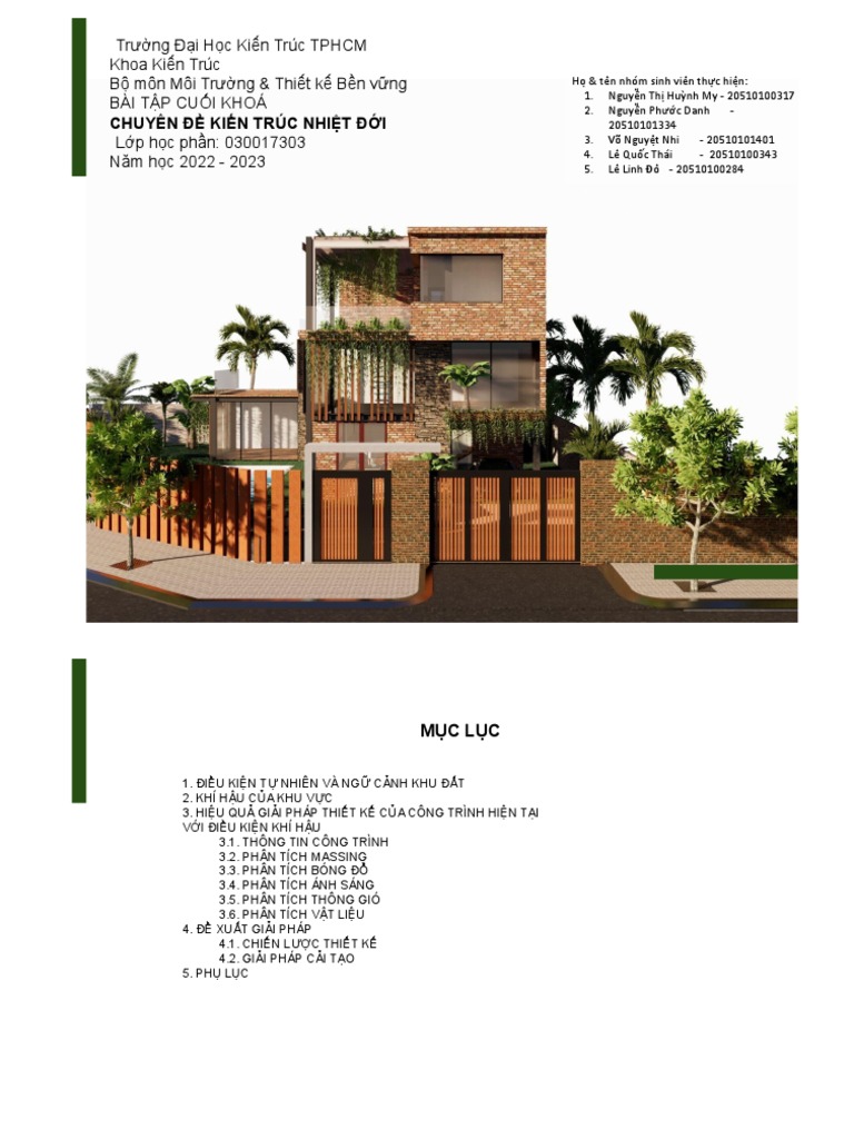 Biet Thu Nguyen Phuoc Danh | PDF