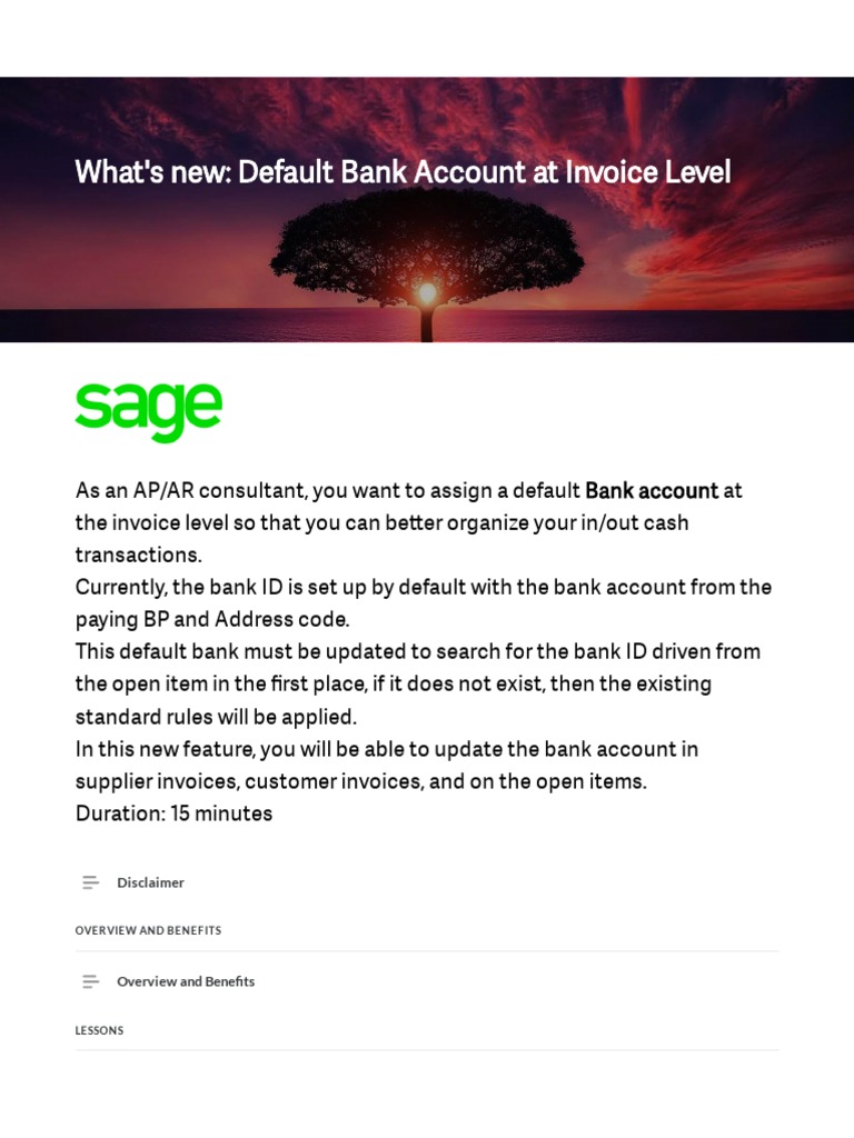 Whats New Default Bank Account at Invoice Level | PDF | Invoice | Banks