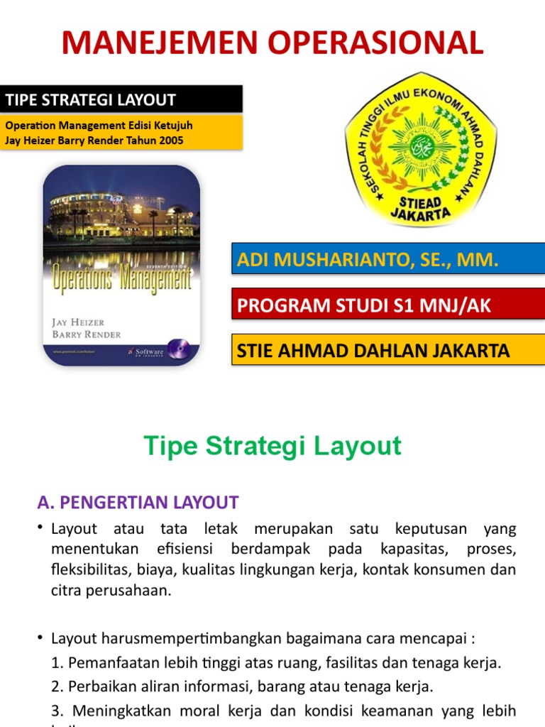 Bab 6 Tipe Strategi Layout | PDF | Bisnis | Seni