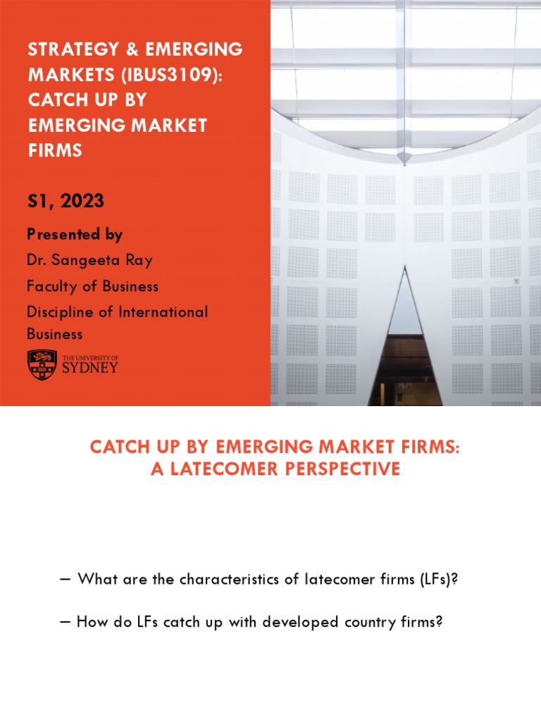 WK 9 S1 2023 Catch Up Strategy | PDF | Multinational Corporation ...