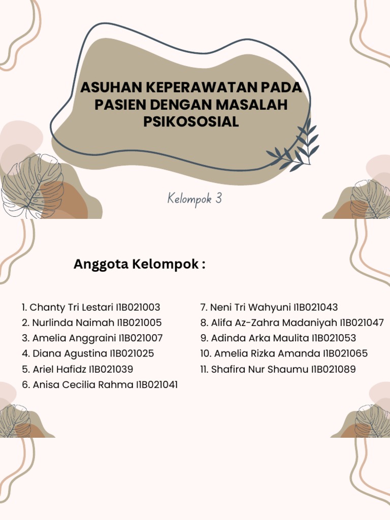 CBL 1 Jiwa Kelompok 3 | PDF | Karier & Perkembangan | Sains & Matematika