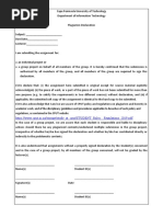 Declaration of Originality Form | PDF | Plagiarism