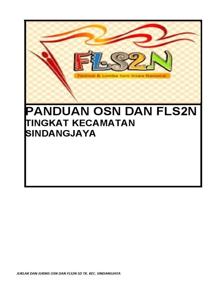 Juknis Osn 2023 Sindang Jaya | PDF