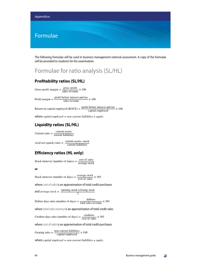 BM Formula Sheet | PDF | Cost | Equity (Finance)