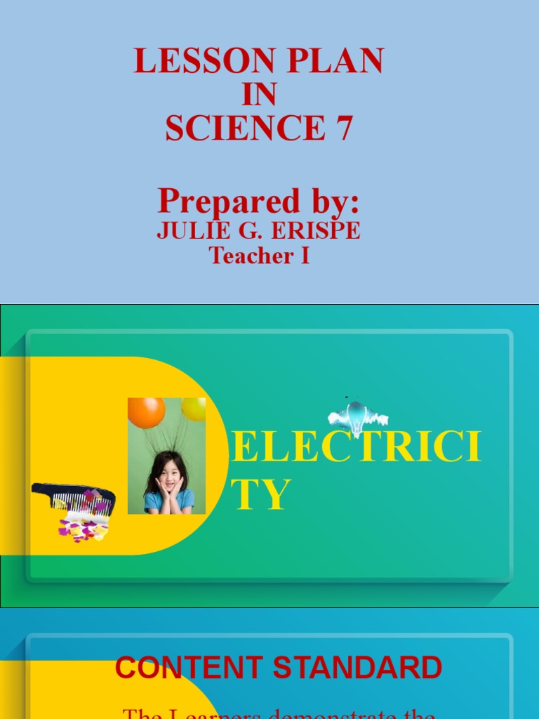 Electricity and Charging Processes Lesson | PDF | Euclidean Vector ...