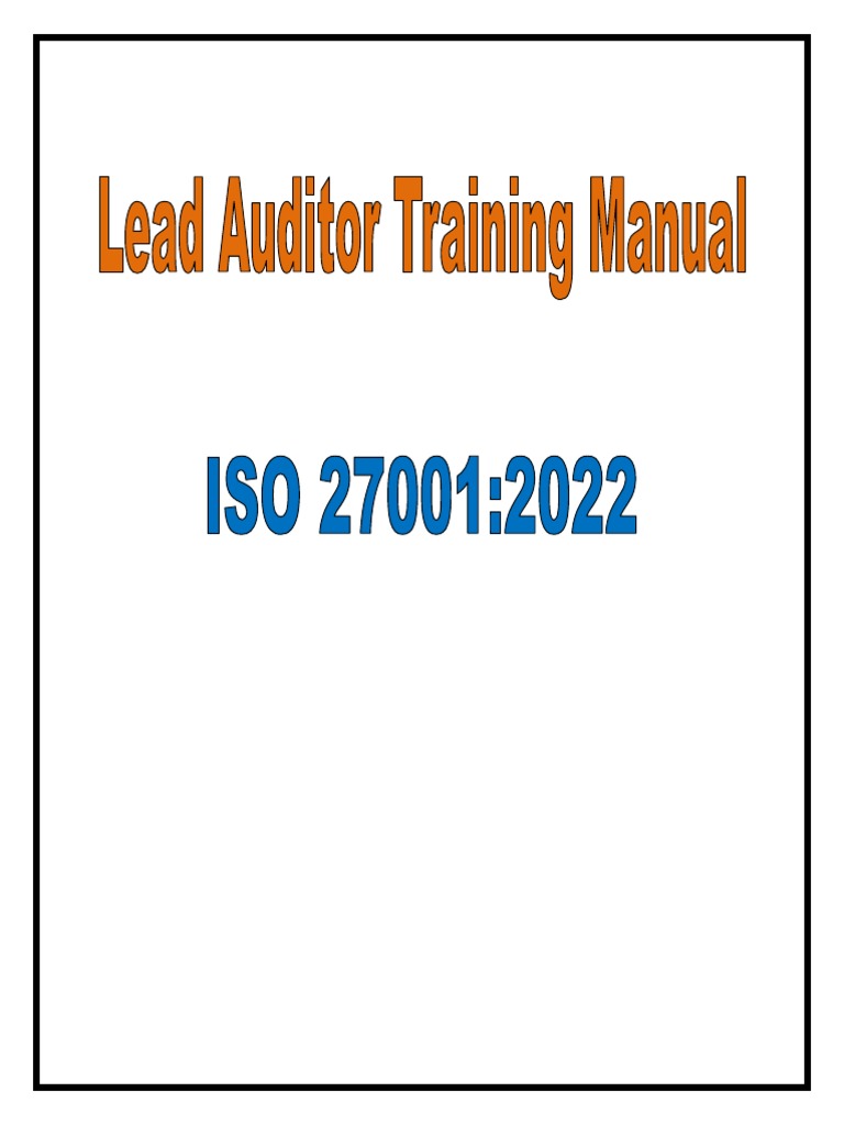 ISO 27001-2022 Training | PDF | Audit | Information Security