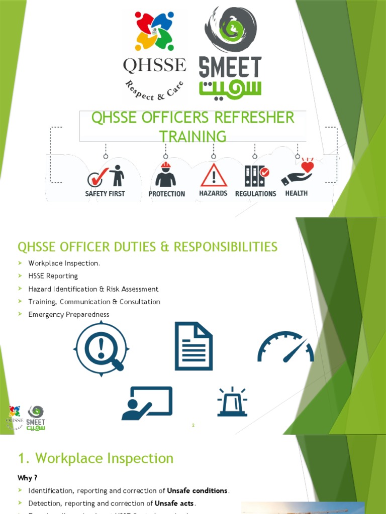 QHSSE Officer Refresher | PDF | Risk | Emergency Management