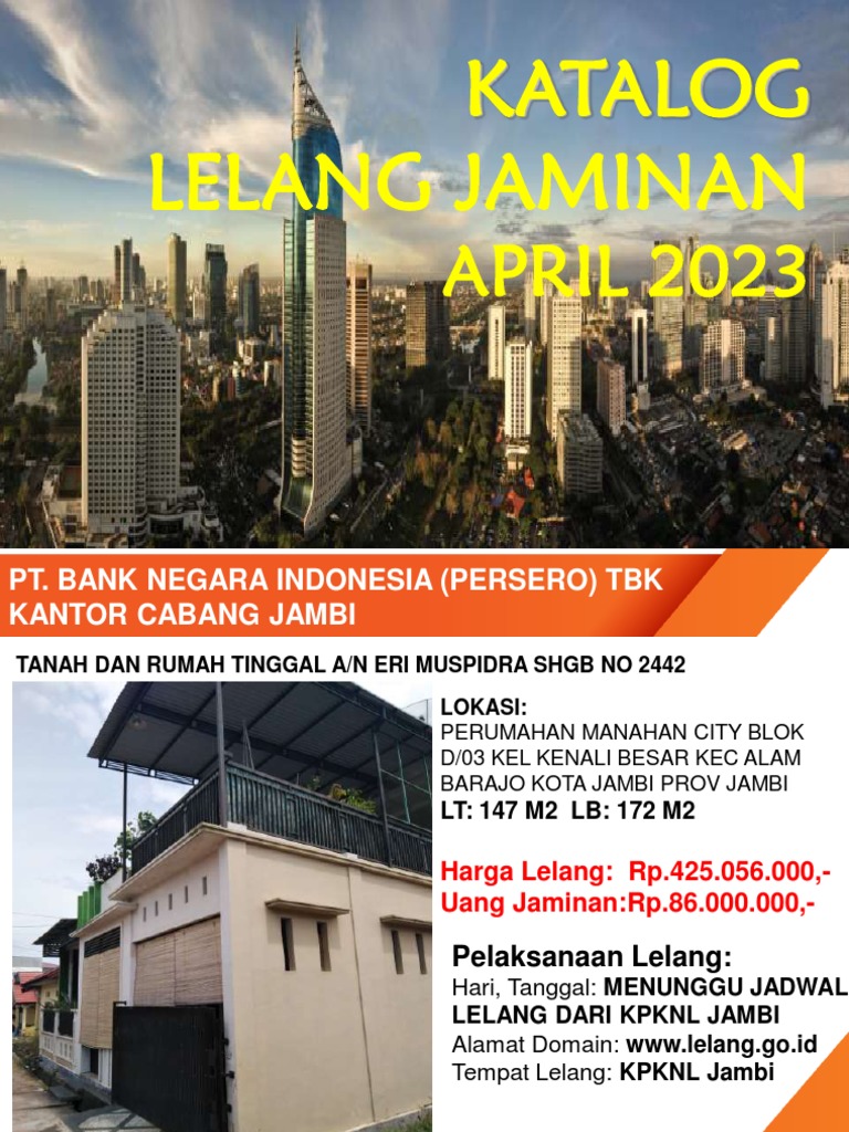 Katalog Lelang APRIL 2023 | PDF