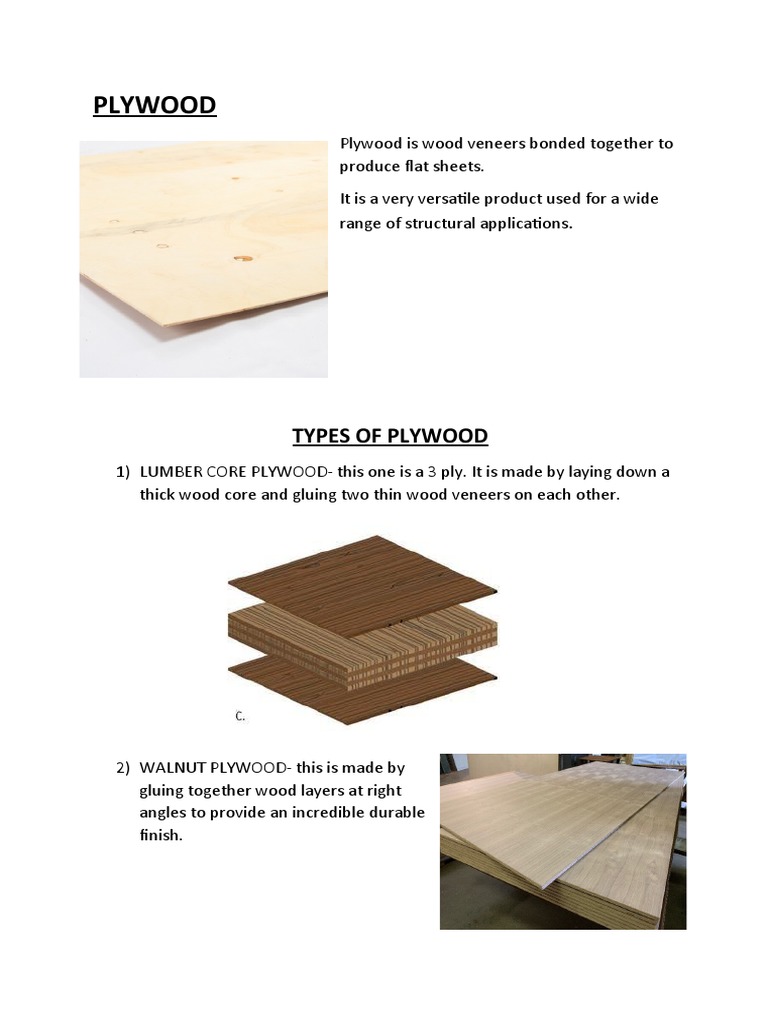 Plywood Pdf