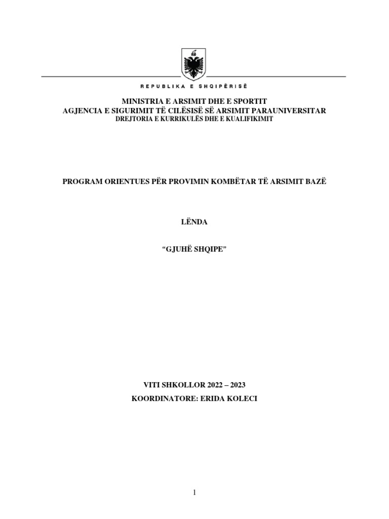 Gjuhe Shqipe Dhe Letersi 8 Pdf