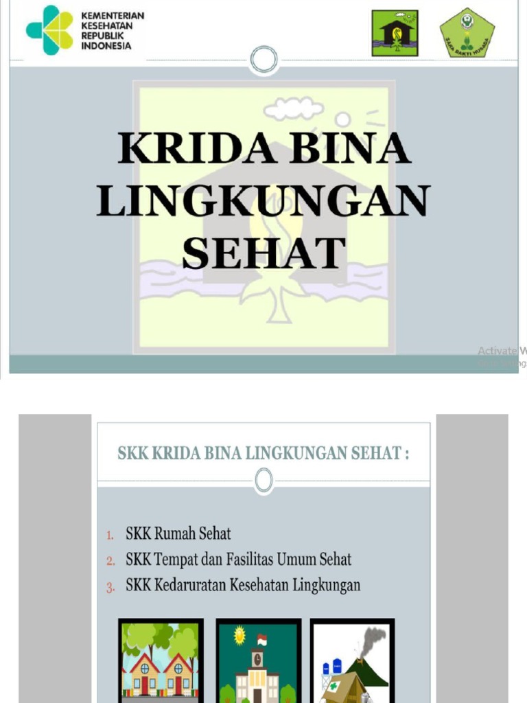 PPT KRIDA LINGKUNGAN SEHAT | PDF