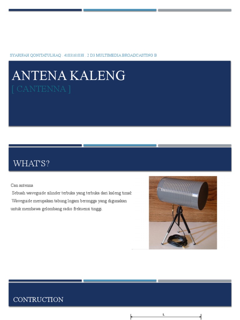 Antena Kaleng-Qonita | PDF