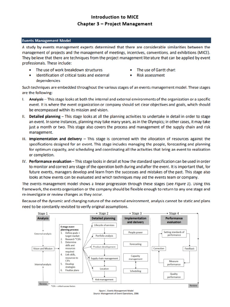 Chapter 3 - Project Management | PDF