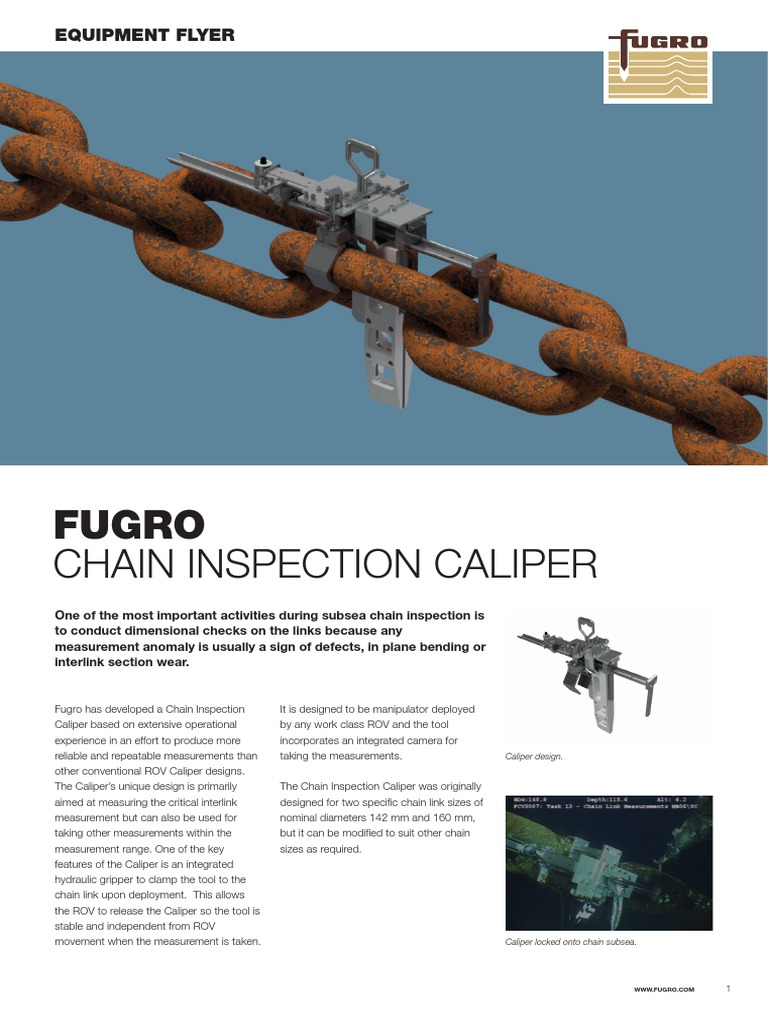 Chain Inspection Caliper | Download Free PDF | Equipment | Manufactured ...