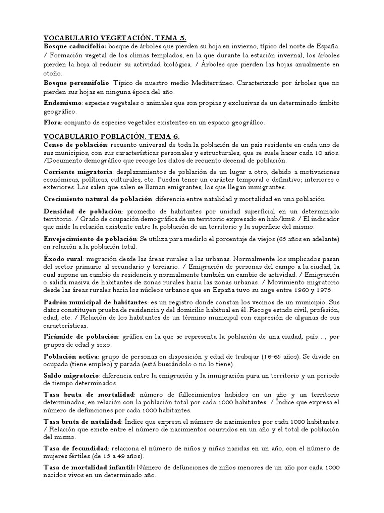 Examen T5 y T6 | PDF | Clima | Clima oceánico