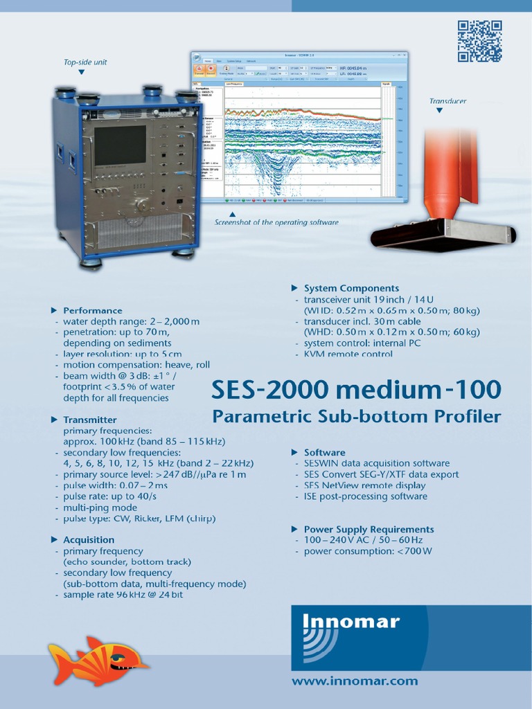 Innomar SES 2000 Medium 100 Sub Bottom Profiler System | PDF
