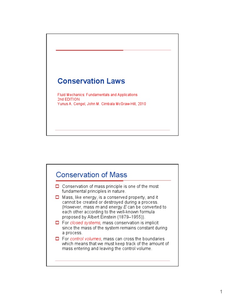 Conservation Laws | PDF | Newton's Laws Of Motion | Momentum