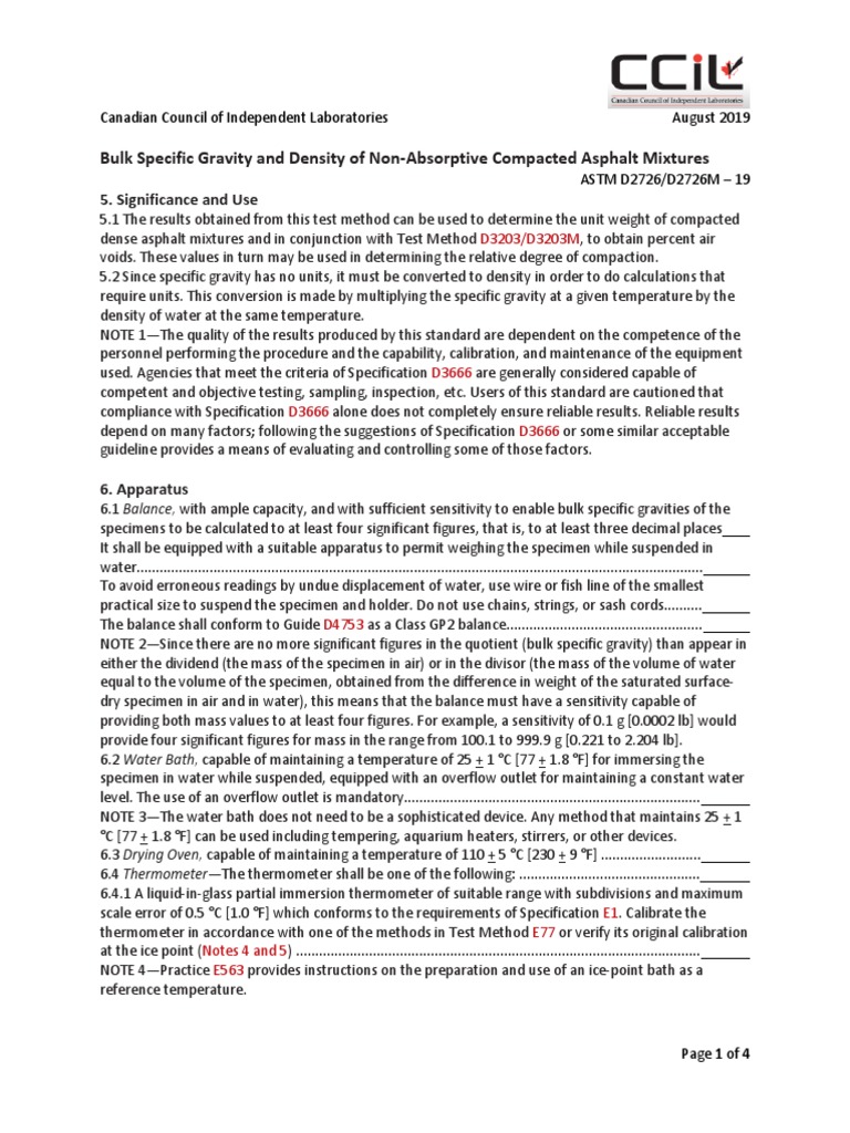 Astm-D2726-D2726 - GMB | PDF | Density | Thermometer