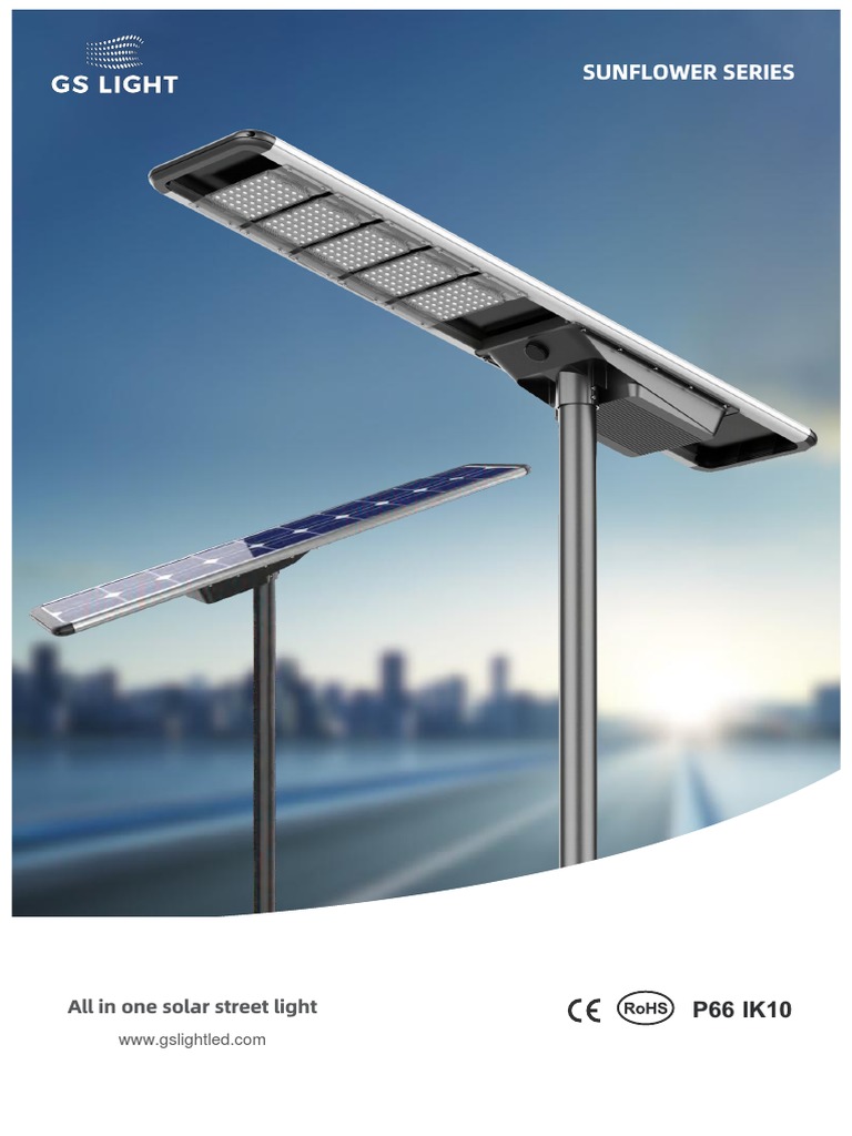 Solar Street Light Specifications & Benefits | PDF | Equipment ...