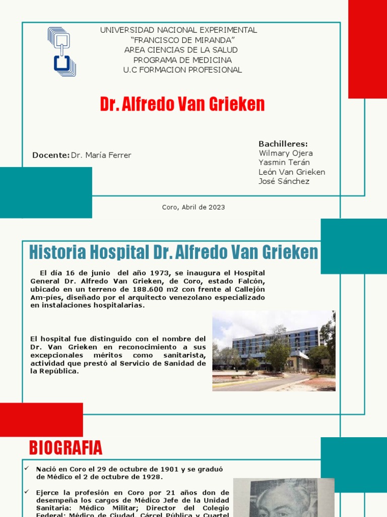 Dr. Alfredo Van Grieken | PDF | Hospital | Doctorado